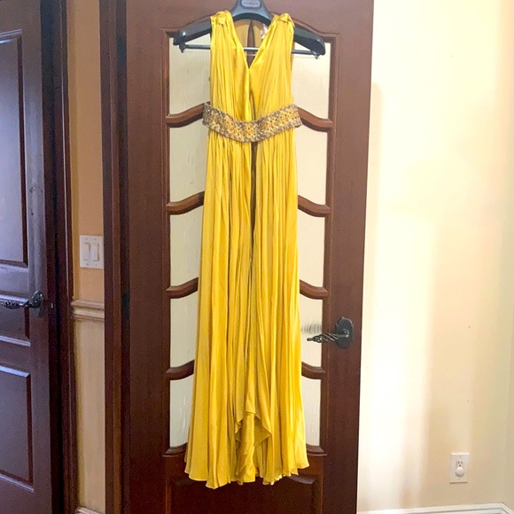 Marc Bouwer | Dresses | Marc Bower 0 Silk Satin And Chiffon Gown Size 2 ...